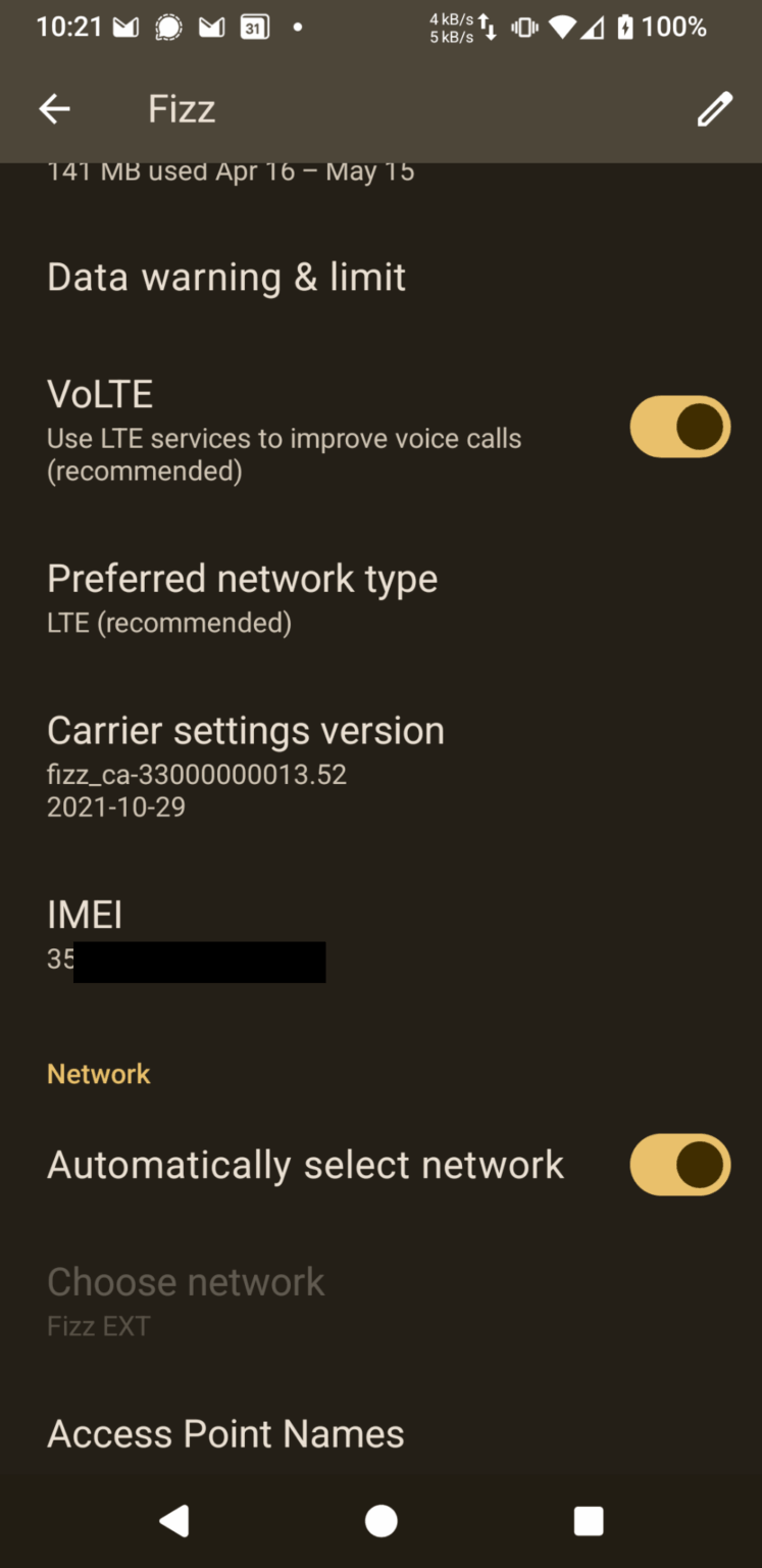Getting voLTE on your Android with Fizz and others » Blog Inforeseau ...